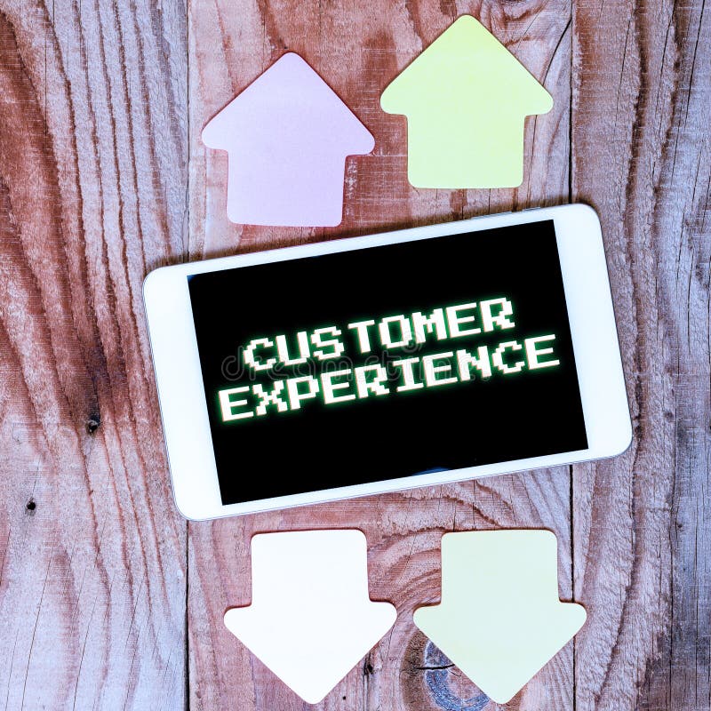 Text Caption Presenting Customer Experience. Conceptual Photo ...