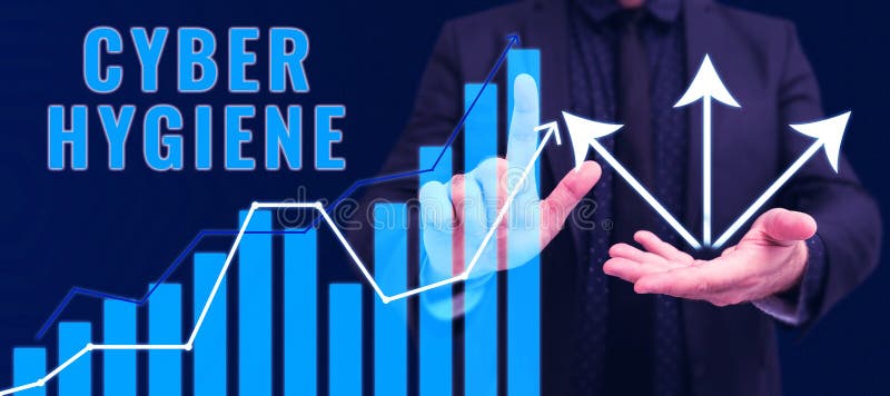 Sign Displaying Cyber Hygiene. Business Overview Steps that Computer ...