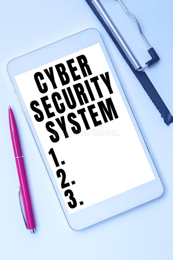 Sign Displaying Cyber Security System. Internet Concept Techniques of ... Sign Displaying Cyber Security System. Internet Concept Techniques of ...
