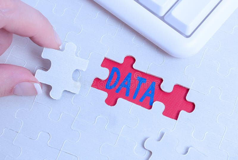 Sign Displaying Data. Business Idea Piece of Information Facts and ...