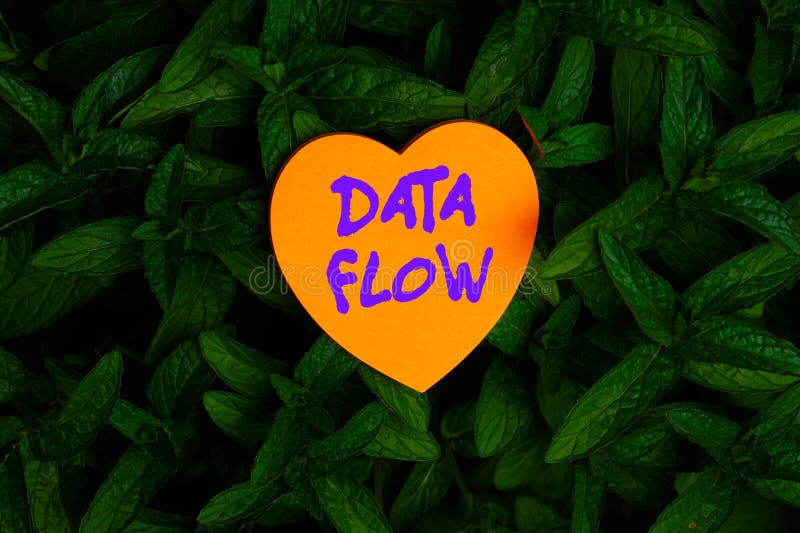 Inspiration Showing Sign Data Flow. Business Idea the Movement of Data ...