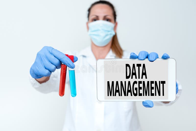 Sign Displaying Data Management. Business Showcase the Practice of ...