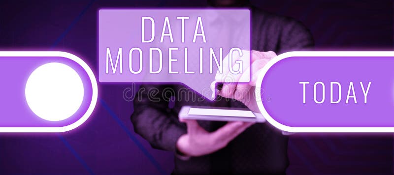 Text Sign Showing Data Modeling. Business Concept Process of ... Text Sign Showing Data Modeling. Business Concept Process of ...