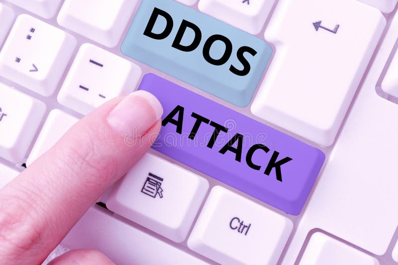 Sign Displaying Ddos Attack. Business Approach Disturbed Access To the ... Sign Displaying Ddos Attack. Business Approach Disturbed Access To the ...