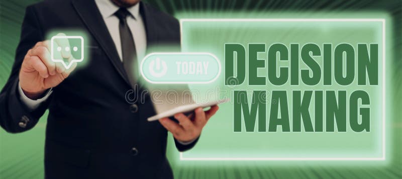 Conceptual Caption Decision MakingThe Act of Deciding between Two or ...