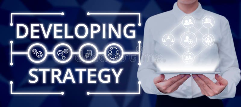 Sign Displaying Developing StrategyOrganizations Process Changes To ...