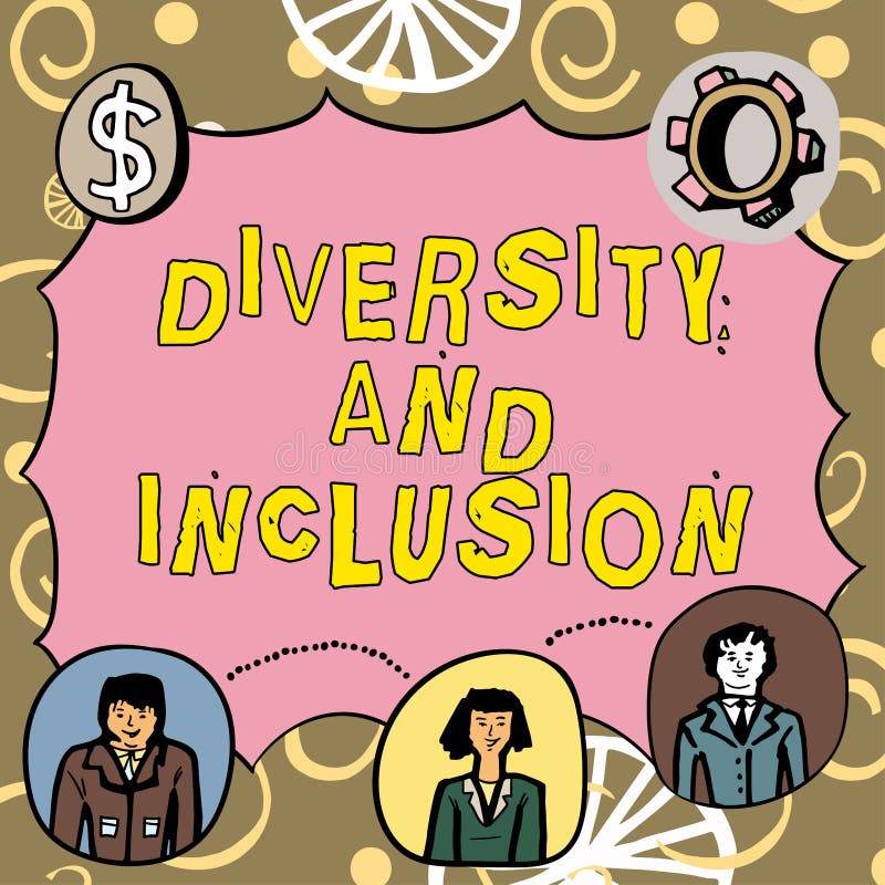 Writing Displaying Text Diversity and Inclusion. Business Idea Range ...