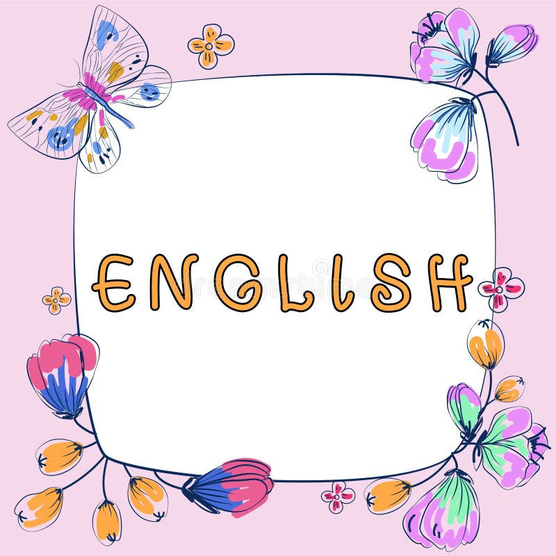 Sign Displaying English. Internet Concept Possible Communication ... Sign Displaying English. Internet Concept Possible Communication ...