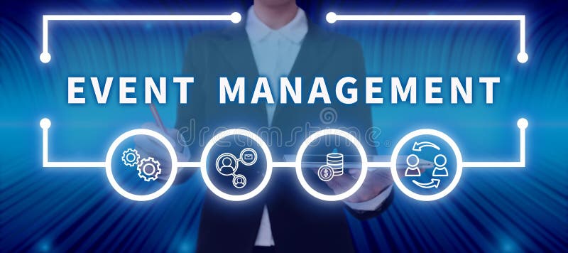 Text Showing Inspiration Event Managementcreation and Development of ...