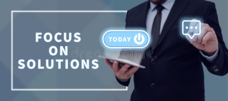 Conceptual Display Focus on Solutions. Business Approach Powerful ... Conceptual Display Focus on Solutions. Business Approach Powerful ...