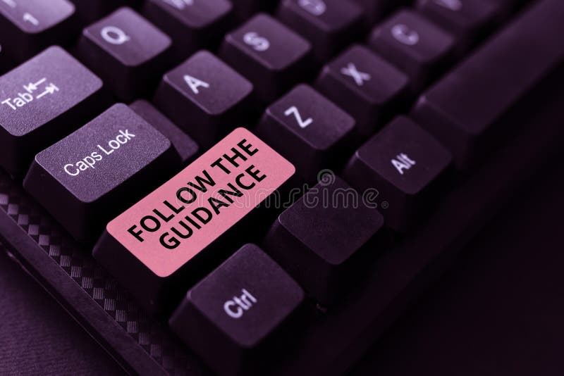 Sign Displaying Follow the Guidance. Concept Meaning Controlling a ... Sign Displaying Follow the Guidance. Concept Meaning Controlling a ...