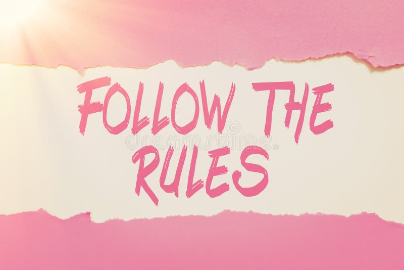 Writing Displaying Text Follow the Rules. Business Concept Learn To ... Writing Displaying Text Follow the Rules. Business Concept Learn To ...