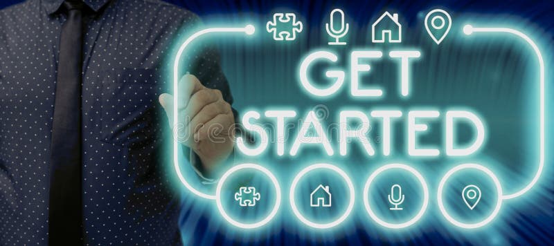 Conceptual Caption Get Started. Business Approach To Begin ...