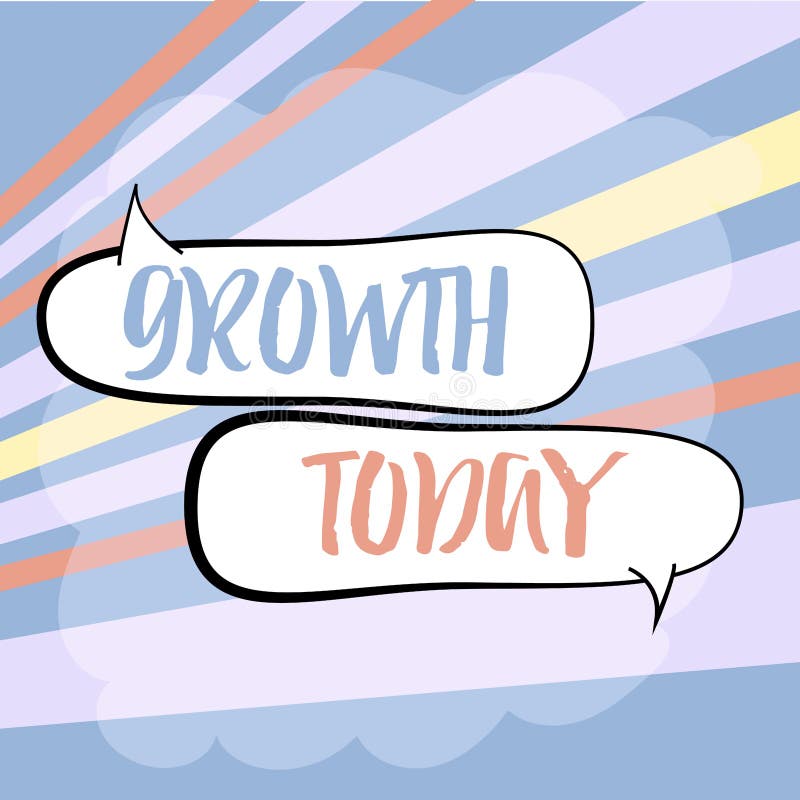 Writing Displaying Text Growth. Business Concept Process of Increasing ...