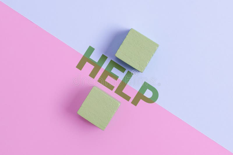 Text Caption Presenting Help. Concept Meaning the Action of Helping ...