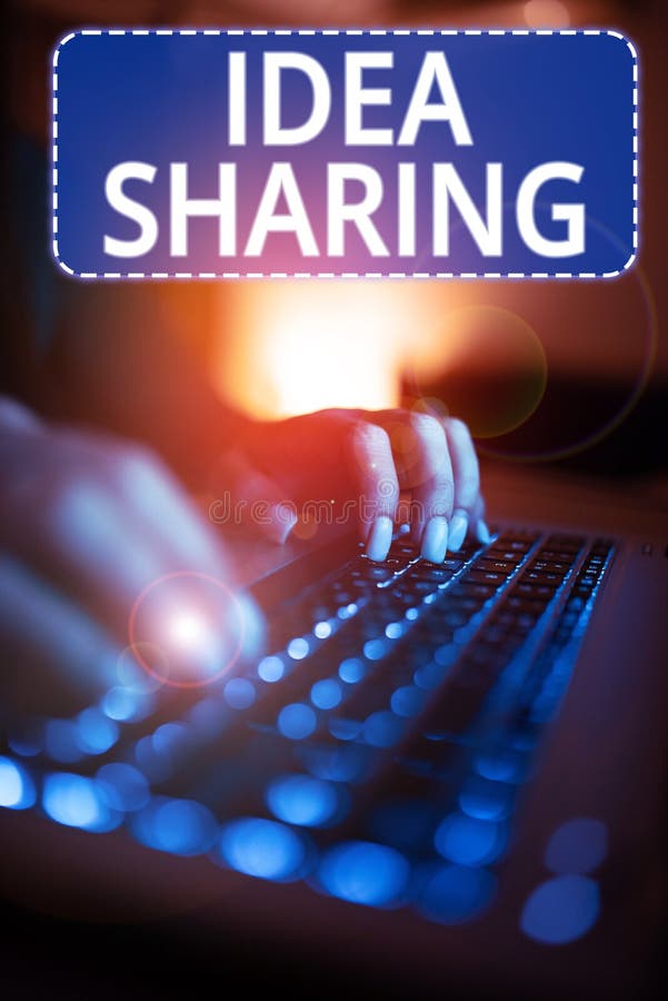 Sign Displaying Idea Sharing. Business Overview Startup Launch ... Sign Displaying Idea Sharing. Business Overview Startup Launch ...