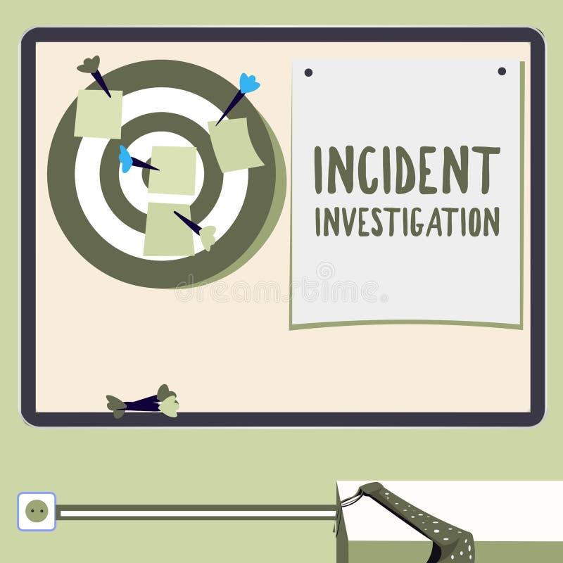 Sign Displaying Incident Investigation. Word for Responsible for the ... Sign Displaying Incident Investigation. Word for Responsible for the ...