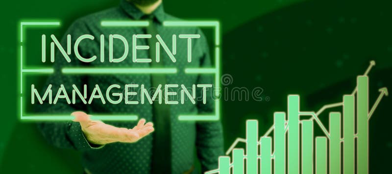 Sign Displaying Incident Management. Business Concept Process To Return ...