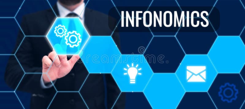 Sign Displaying Infonomics. Word Written on Visual Image Used To ...
