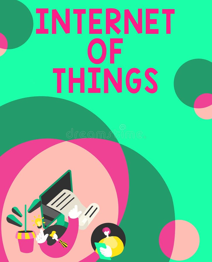 Sign Displaying Internet of Things. Conceptual Photo Network ... Sign Displaying Internet of Things. Conceptual Photo Network ...