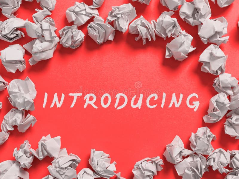 Sign Displaying Introducing. Word for Presenting a Topic or Someone ...