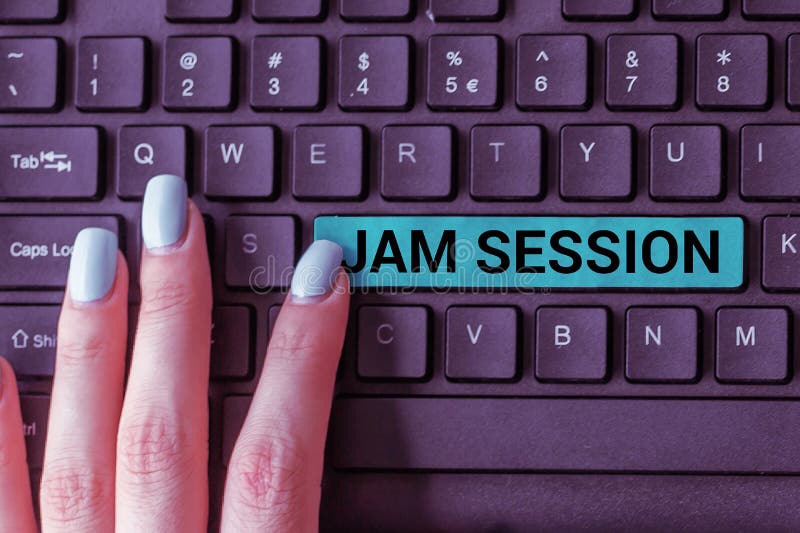 Text Caption Presenting Jam Session. Business Idea Impromptu ... Text Caption Presenting Jam Session. Business Idea Impromptu ...