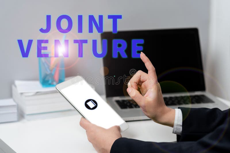 Conceptual Display Joint Venture. Word Written on Collaboration ... Conceptual Display Joint Venture. Word Written on Collaboration ...