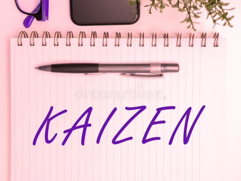 Sign Displaying Kaizen. Word for a Japanese Business Philosophy of ... Sign Displaying Kaizen. Word for a Japanese Business Philosophy of ...