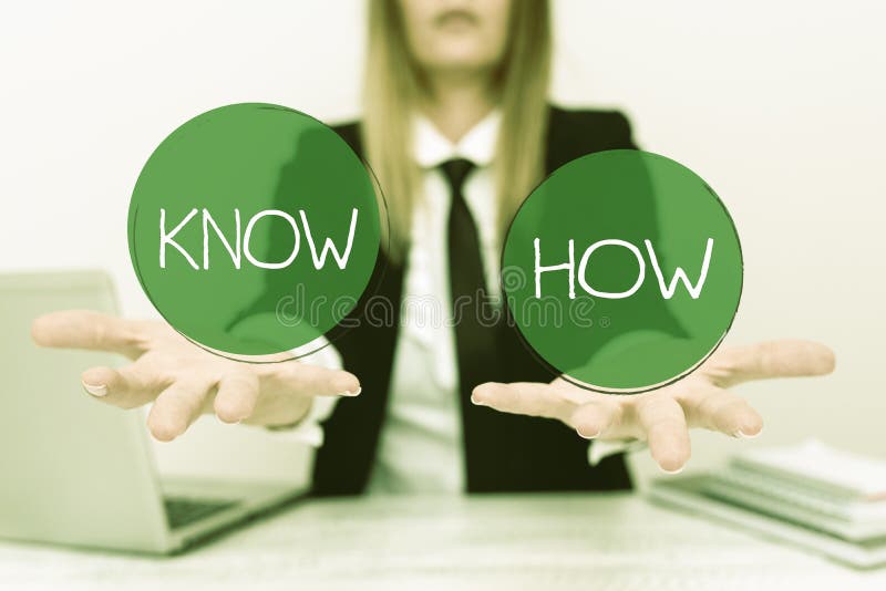 Sign Displaying Know How. Business Overview the Process To Learn of ...