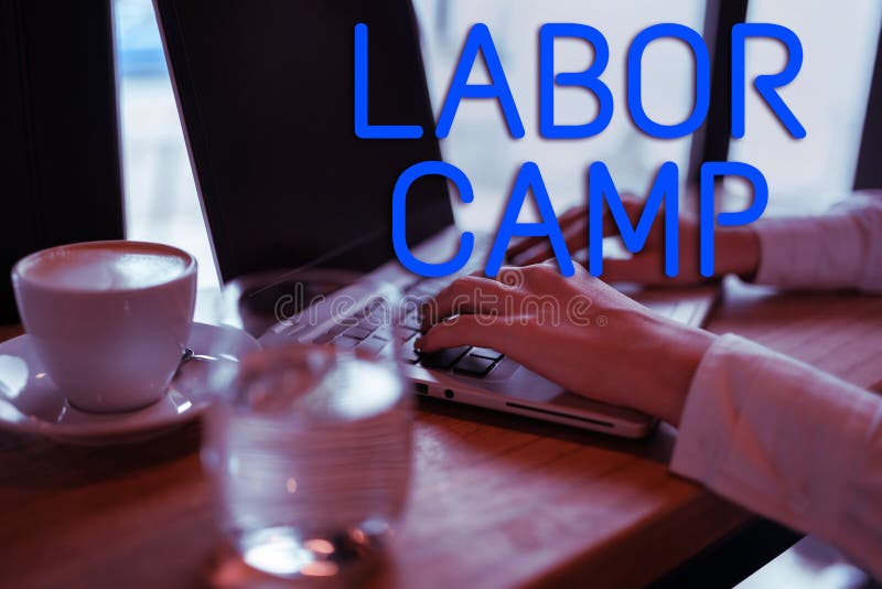 Text Caption Presenting Labor Camp. Business Approach a Penal Colony ... Text Caption Presenting Labor Camp. Business Approach a Penal Colony ...