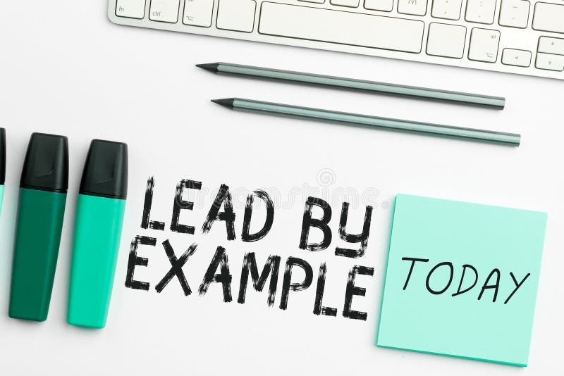 Conceptual Display Lead by Example. Business Approach Be a Mentor ... Conceptual Display Lead by Example. Business Approach Be a Mentor ...
