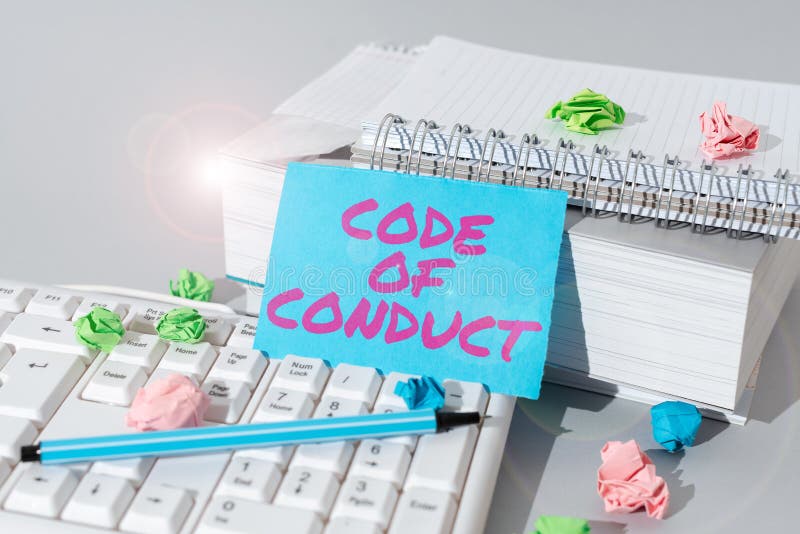 Sign Displaying Lead by Example. Conceptual Photo Ethics Rules Moral ...