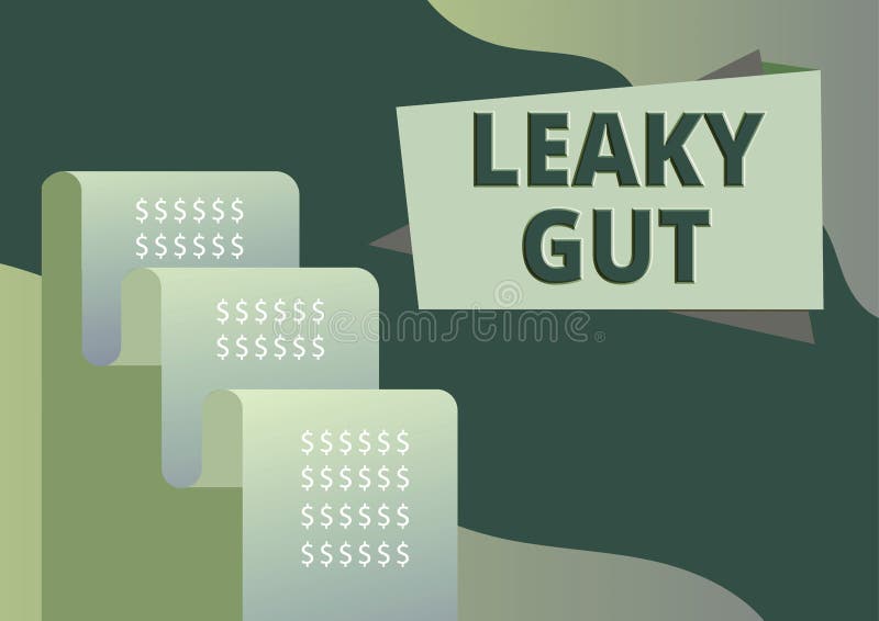 Conceptual Caption Leaky Gut. Business Concept a Condition in Which the ... Conceptual Caption Leaky Gut. Business Concept a Condition in Which the ...