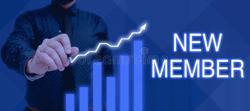 Sign Displaying New Member. Business Idea Recruiting Employee To ... Sign Displaying New Member. Business Idea Recruiting Employee To ...