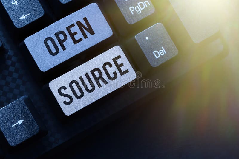 Sign Displaying Open Source. Business Overview Contains the Source Code ... Sign Displaying Open Source. Business Overview Contains the Source Code ...