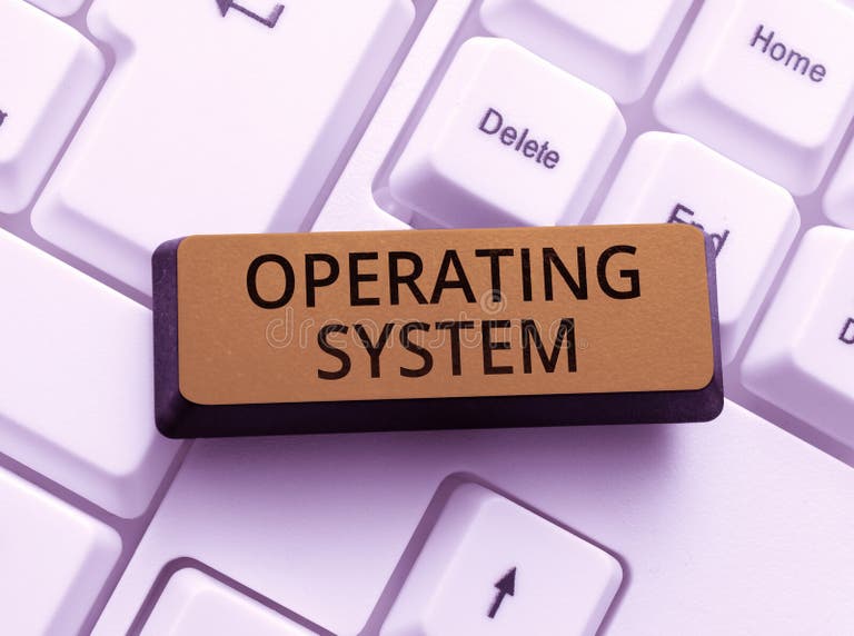 Sign Displaying Operating System. Conceptual Photo Software that ...