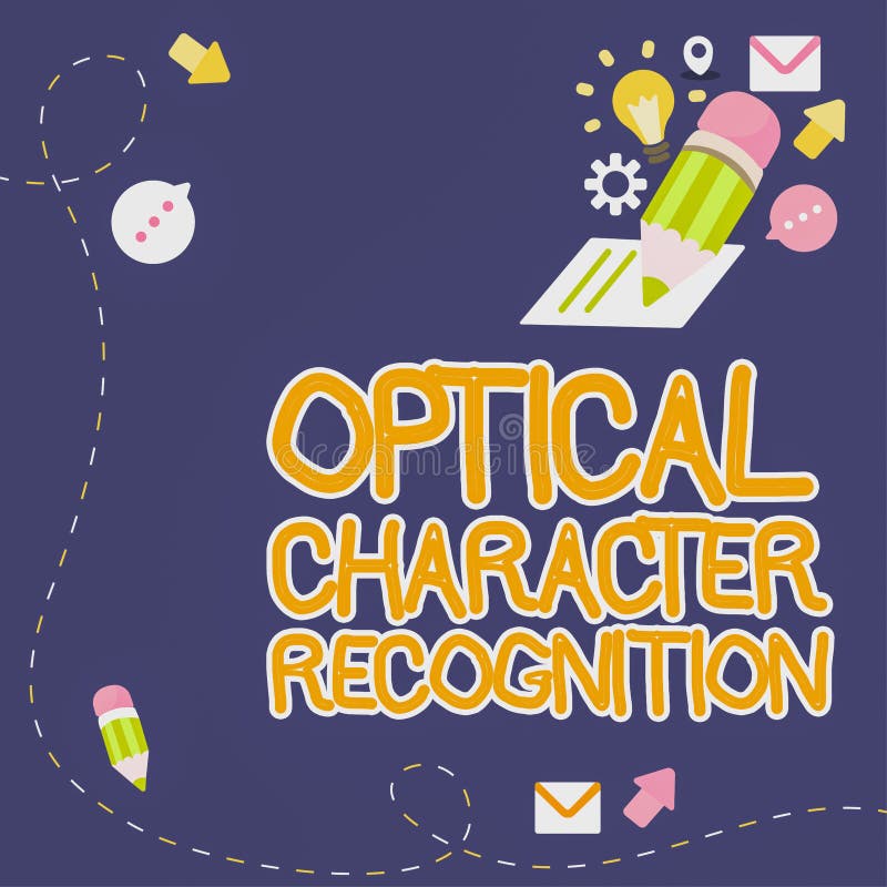 Sign Displaying Optical Character Recognition. Concept Meaning the ... Sign Displaying Optical Character Recognition. Concept Meaning the ...