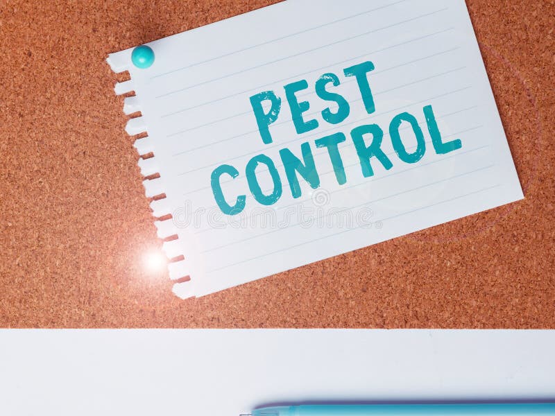 Sign Displaying Pest Control. Word Written on Killing Destructive ... Sign Displaying Pest Control. Word Written on Killing Destructive ...