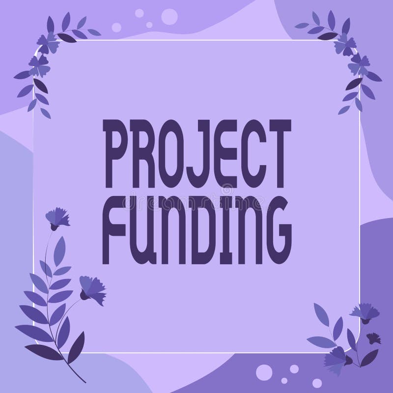 Sign Displaying Project Funding. Business Approach Paying for Start Up ...