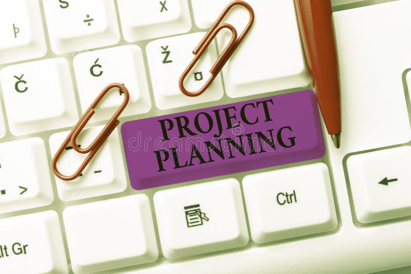 Writing Displaying Text Project Planning. Business Concept Schedules ...