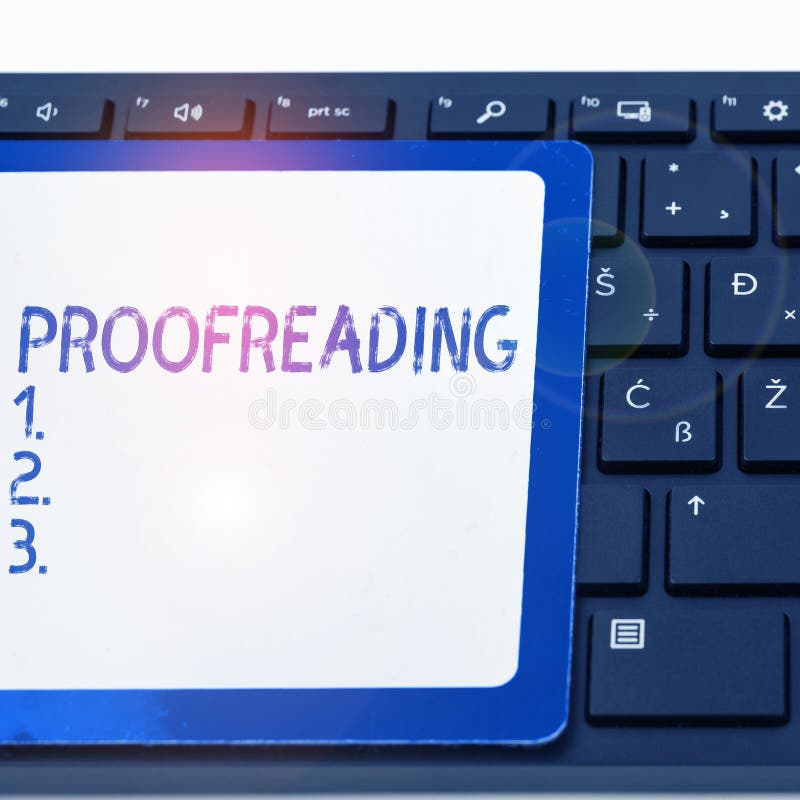 Conceptual Display Proofreading. Business Approach Act of Reading and ...