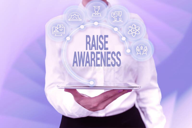 AWARENESS Word Made with Wooden Blocks Concept Stock Photo - Image of ...