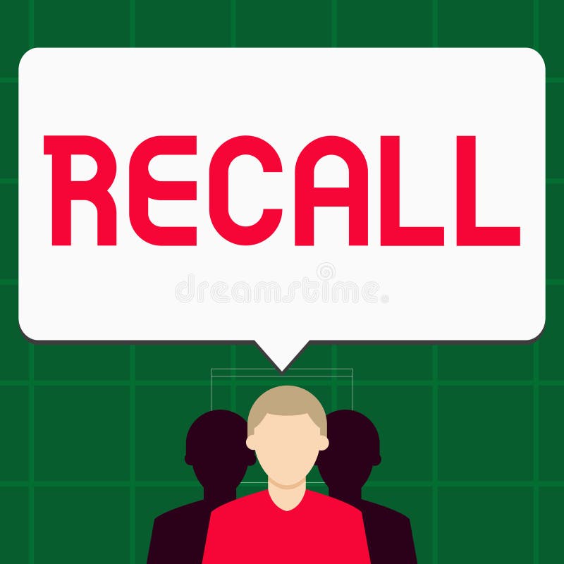 Sign Displaying Recall. Business Overview Bring Fact Event or Situation ... Sign Displaying Recall. Business Overview Bring Fact Event or Situation ...