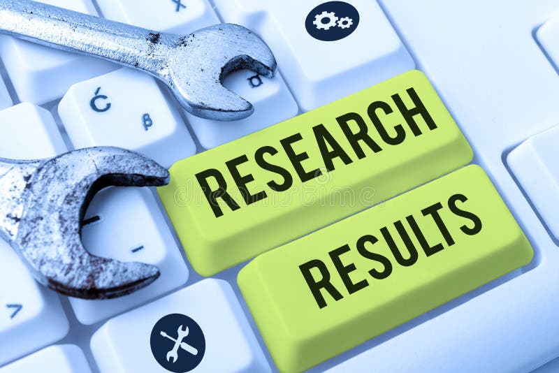 Sign Displaying Research Results. Business Approach Findings of the ... Sign Displaying Research Results. Business Approach Findings of the ...