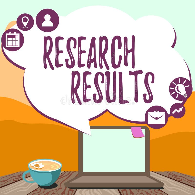 Sign Displaying Research Results. Business Showcase Findings of the ... Sign Displaying Research Results. Business Showcase Findings of the ...