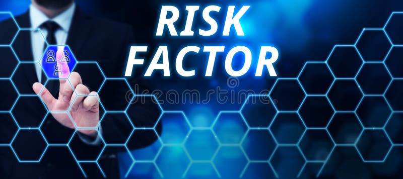 Sign Displaying Risk Factor. Business Idea Something that Rises the ...