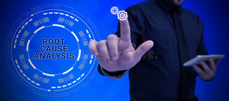 Sign Displaying Root Cause Analysis. Business Showcase Method of ...