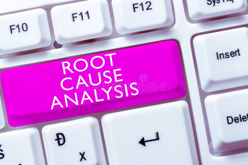 Sign Displaying Root Cause Analysis. Business Approach Method of ...