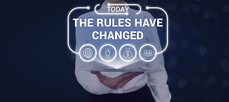 Conceptual Display the Rules Have Changed. Concept Meaning the ...