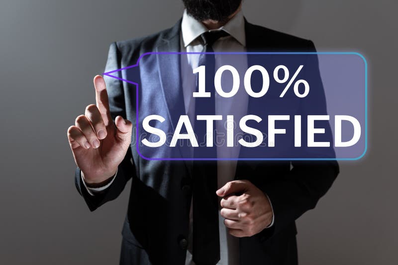 Text Caption Presenting 100 Satisfied. Business Approach Products and ... Text Caption Presenting 100 Satisfied. Business Approach Products and ...
